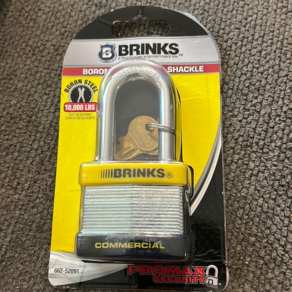 Brinks | Other | Brinks 5mm Commercial Stainless Steel Padlock 2 Boron ...